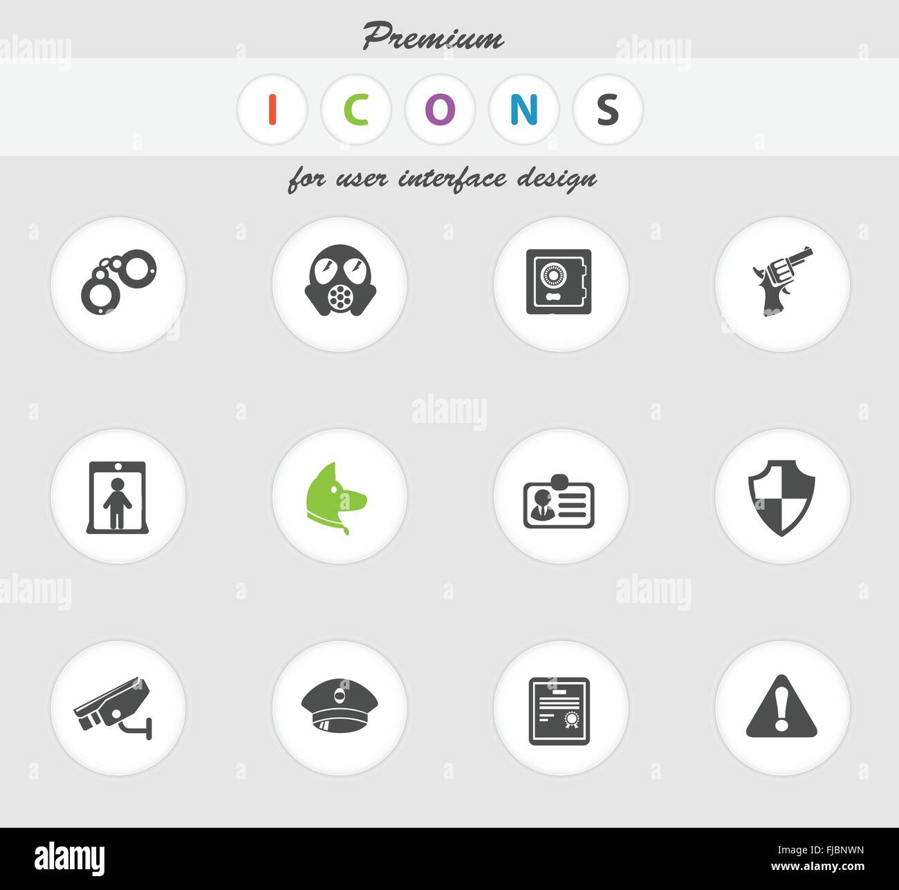 Security icons set Stock Vector Image & Art - Alamy