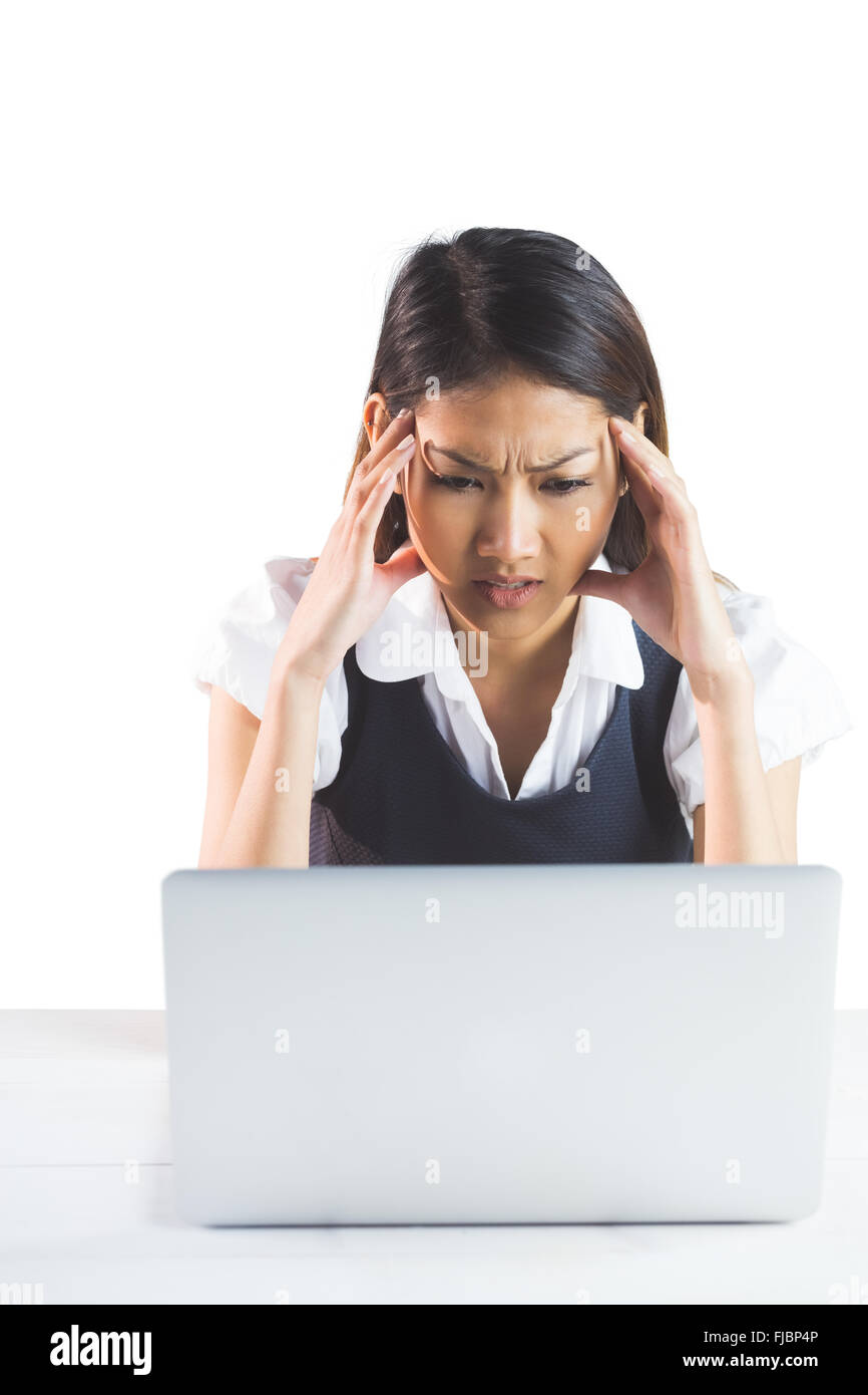 Annoyed laptop typing hi-res stock photography and images - Alamy