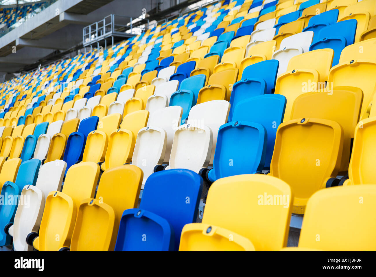 Empty goal stadium soccer yellow hi-res stock photography and images ...