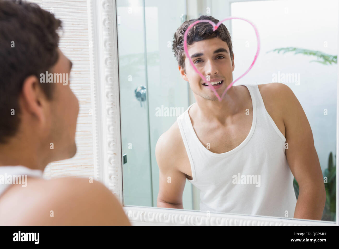 Man reflection in mirror Stock Photo - Alamy