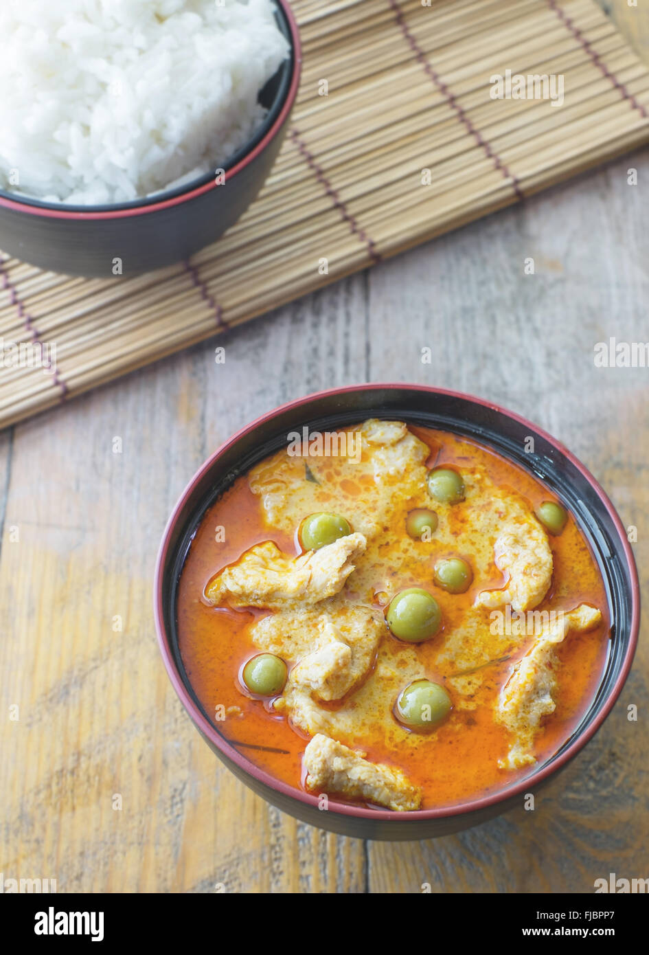 Thai red curry rice hi-res stock photography and images - Alamy