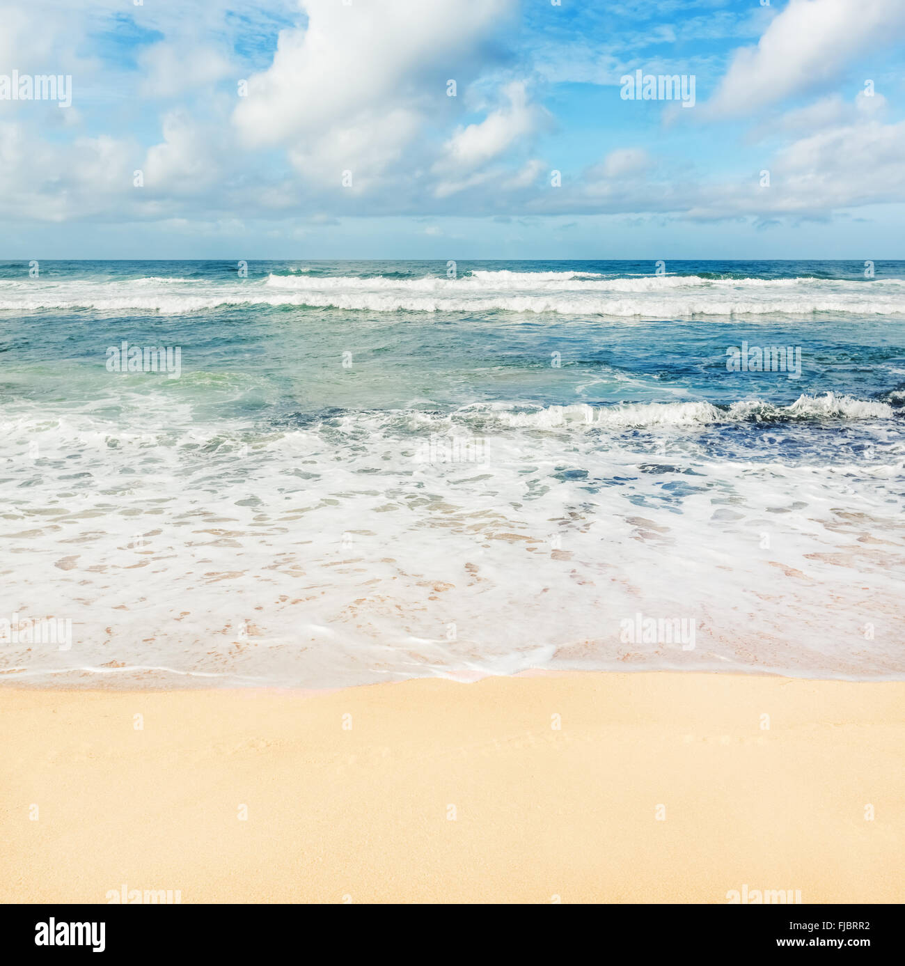 View of the Indian ocean. Panorama Stock Photo - Alamy