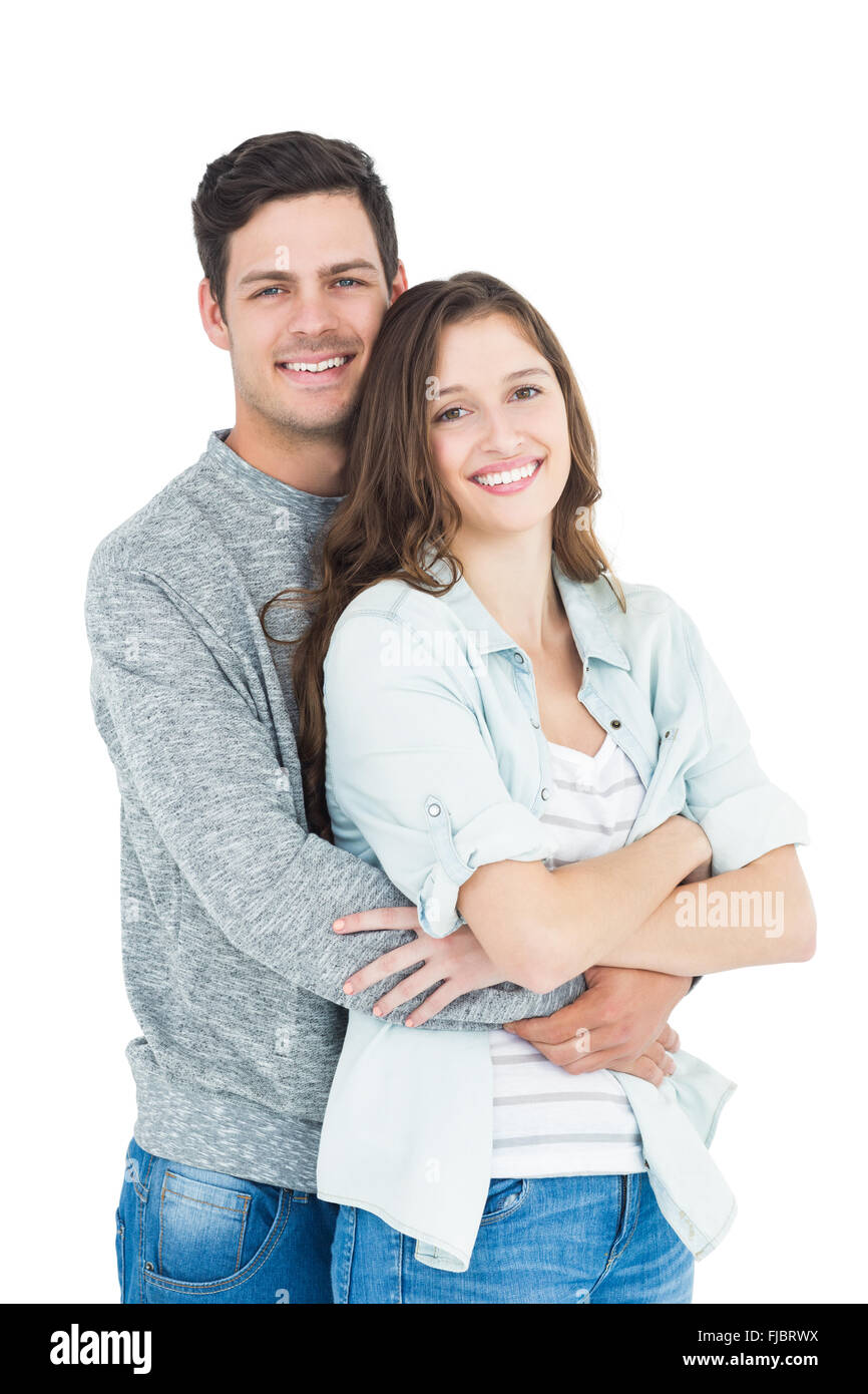 Cute couple embracing Stock Photo - Alamy