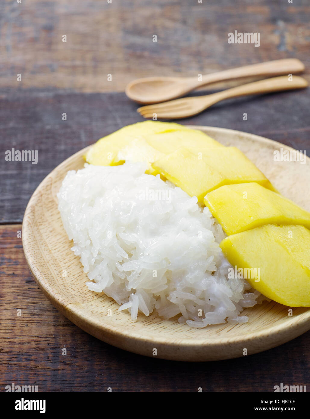 sticky rice and mango Stock Photo - Alamy