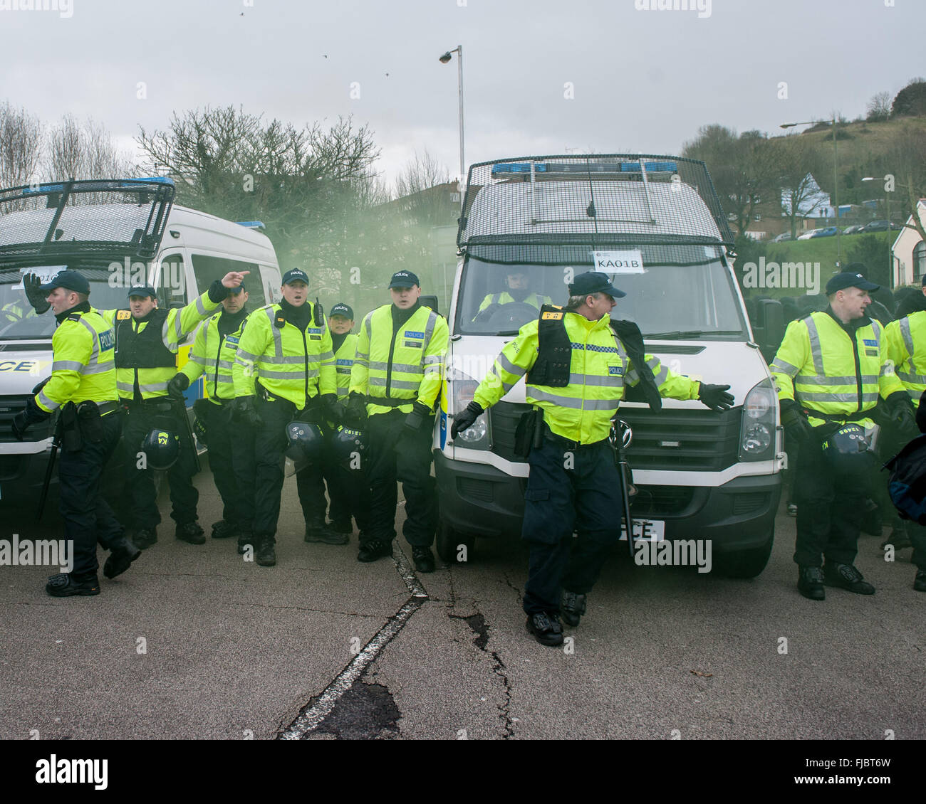 Kent Riot Police High Resolution Stock Photography and Images - Alamy