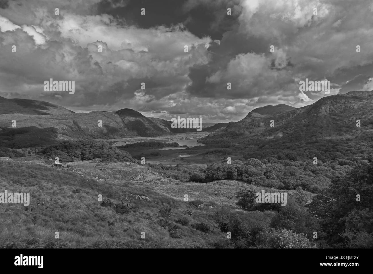 Killarney National Park from Ladies View Killarney Ireland Stock Photo ...