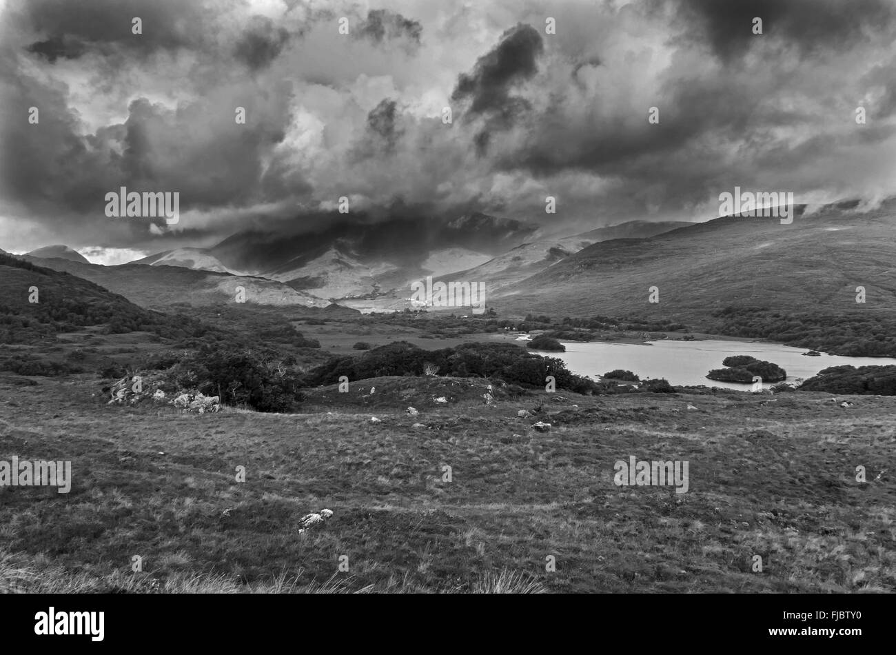 Killarney National Park from Ladies View Killarney Ireland Stock Photo ...