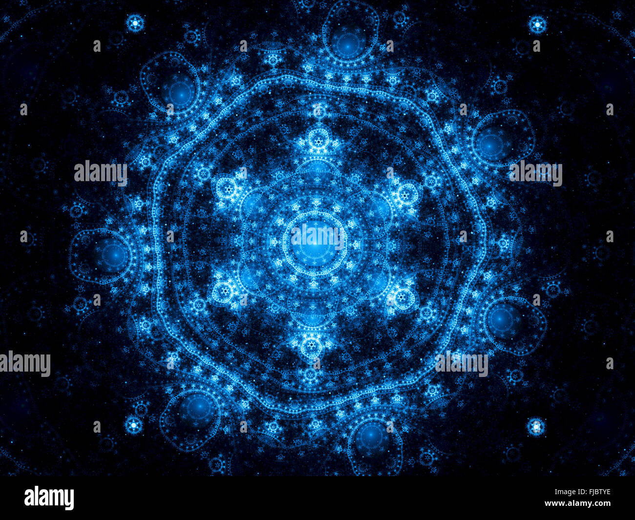 Snowflake blue background hi-res stock photography and images - Alamy