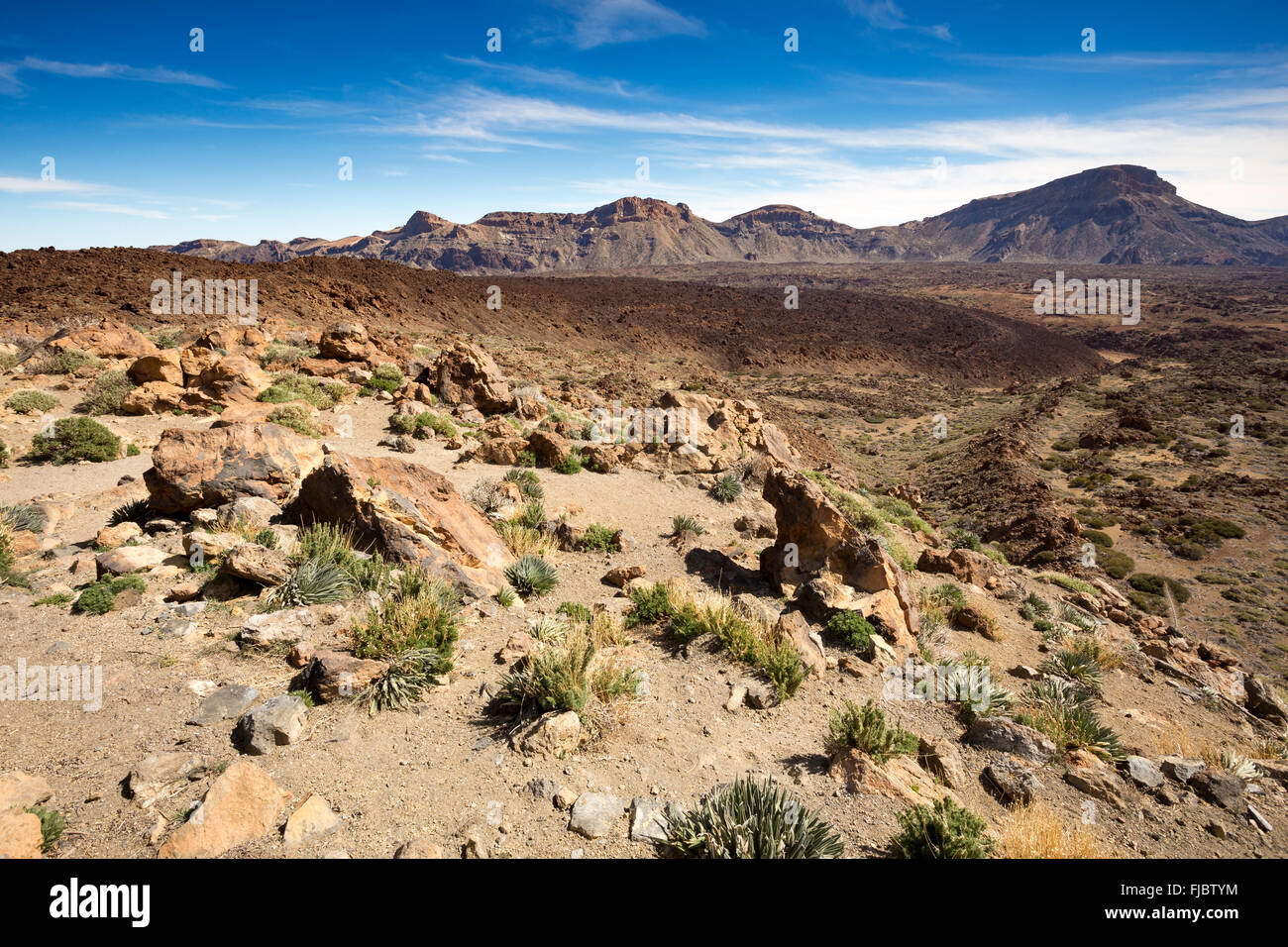 Lava in the caldera of the volcano Pico del Teide, Tenerife, Canary ...