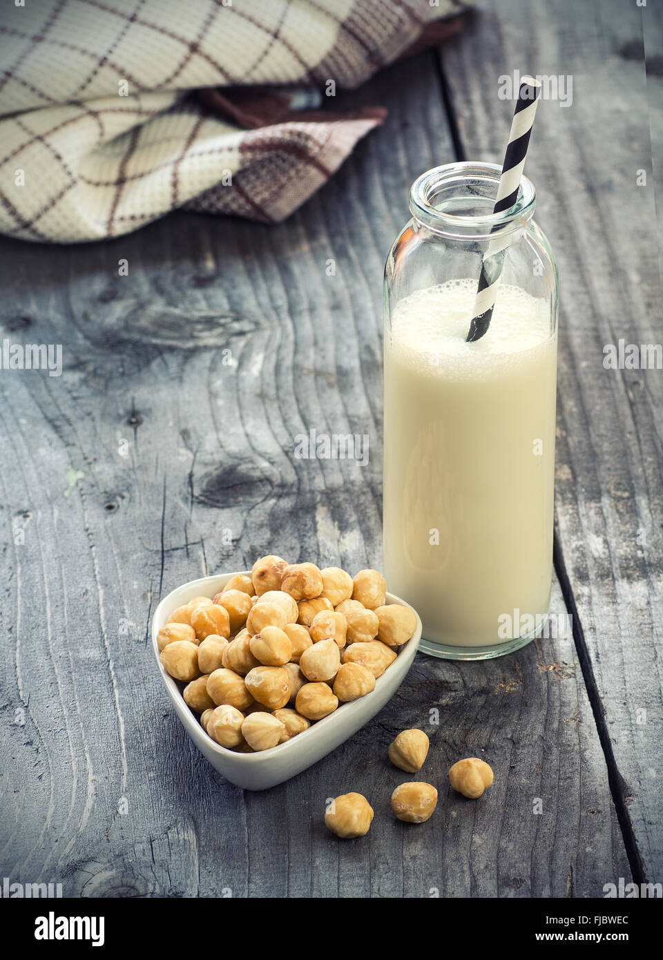 Hazelnut milk hi-res stock photography and images - Alamy