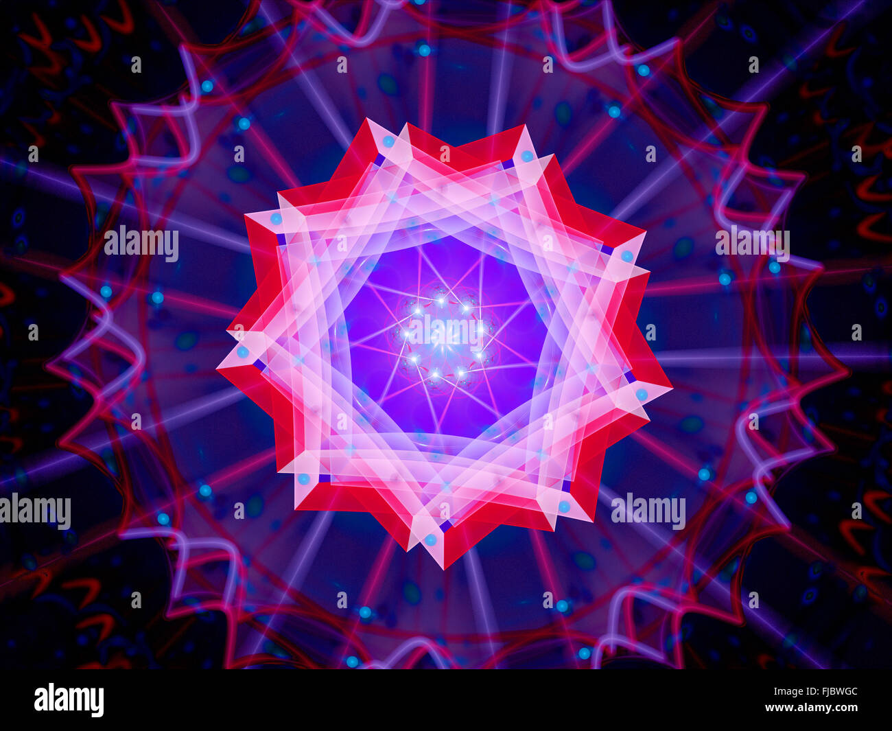 System core, artificial intelligence, computer generated abstract ...