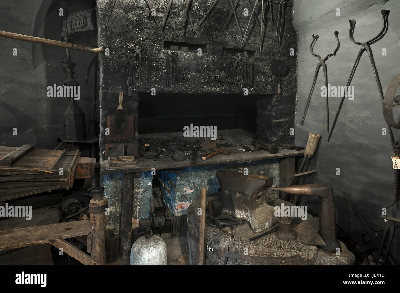 Former forge with forging tools, Deutsches Hirtenmuseum or German ...