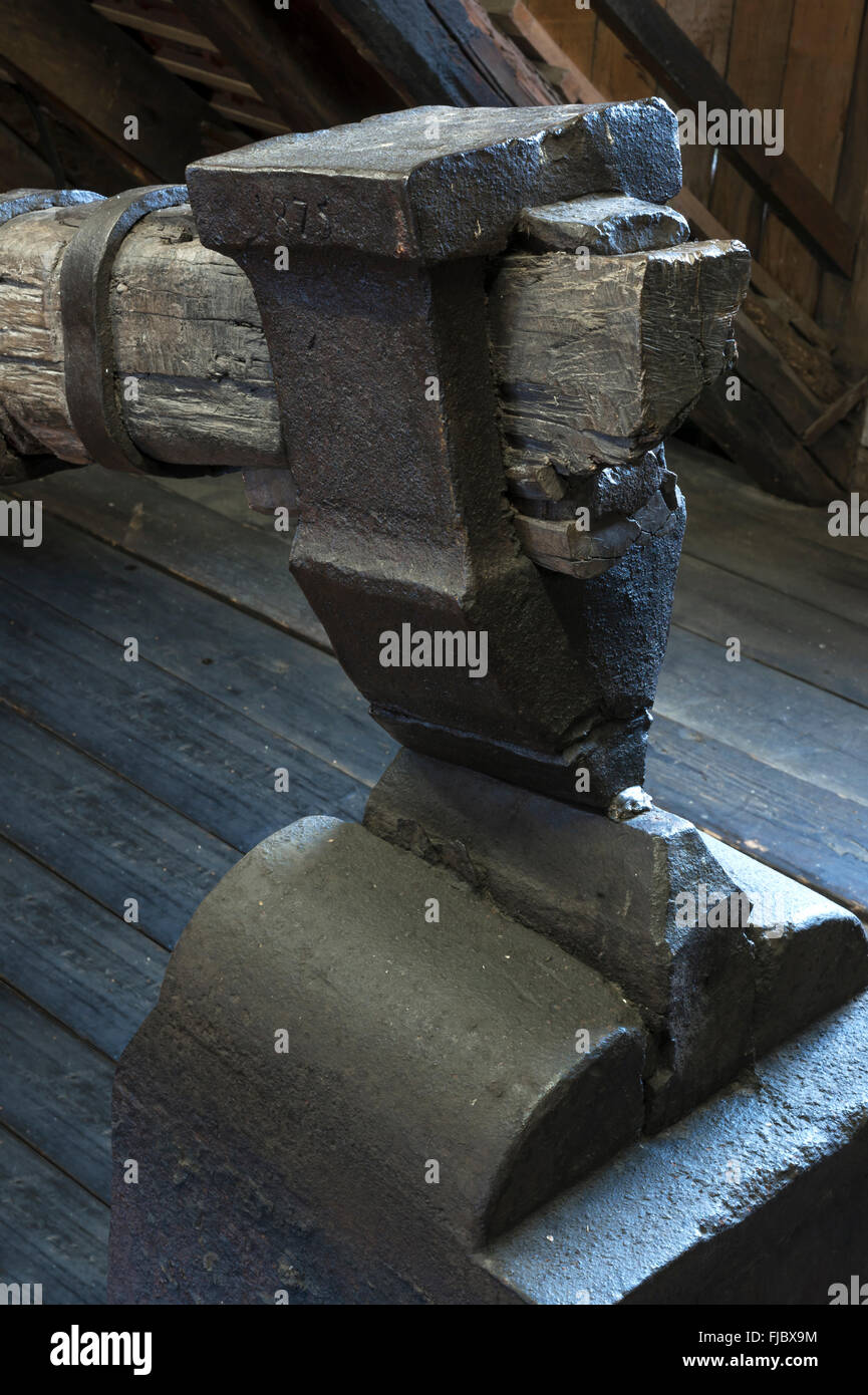 Old blacksmith's hammer of 1875, Industrial Museum, Lauf, Middle ...