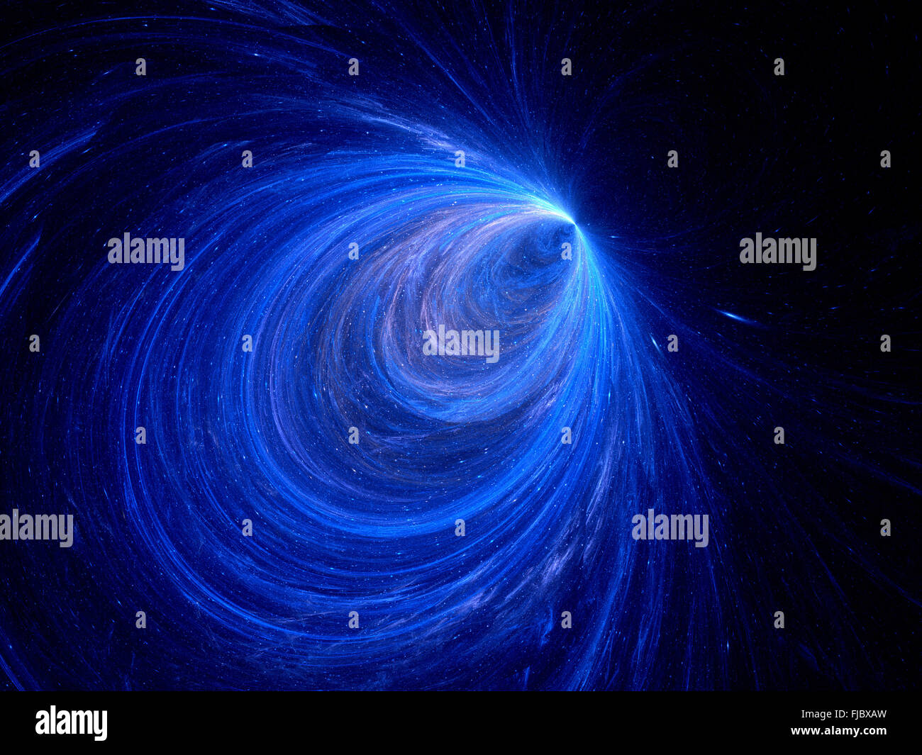 Singularity in deep space, computer generated abstract background Stock ...