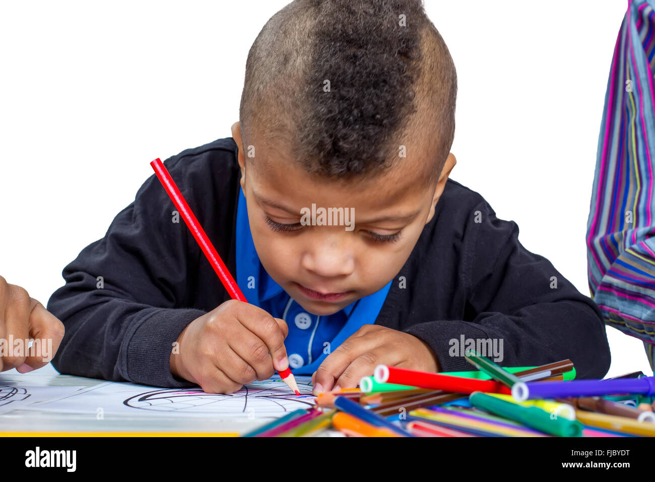 Drawing boy Stock Photo - Alamy
