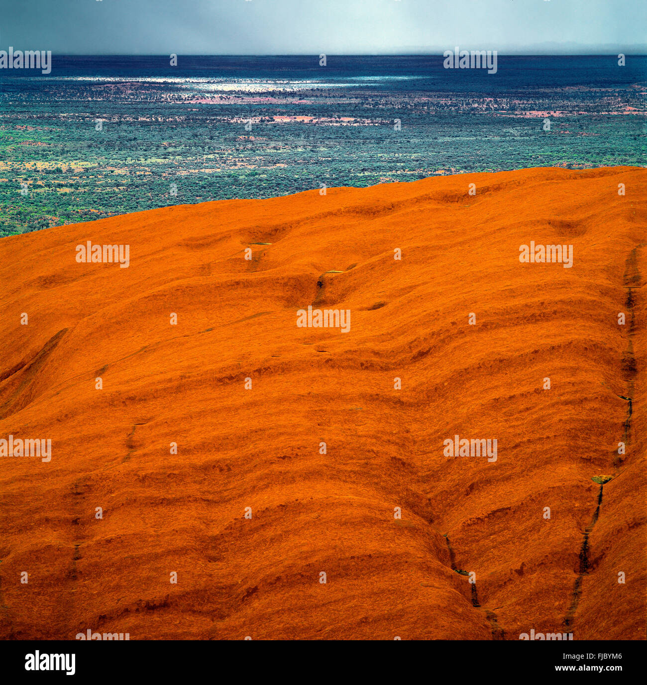 Aerial view of uluru hi-res stock photography and images - Alamy
