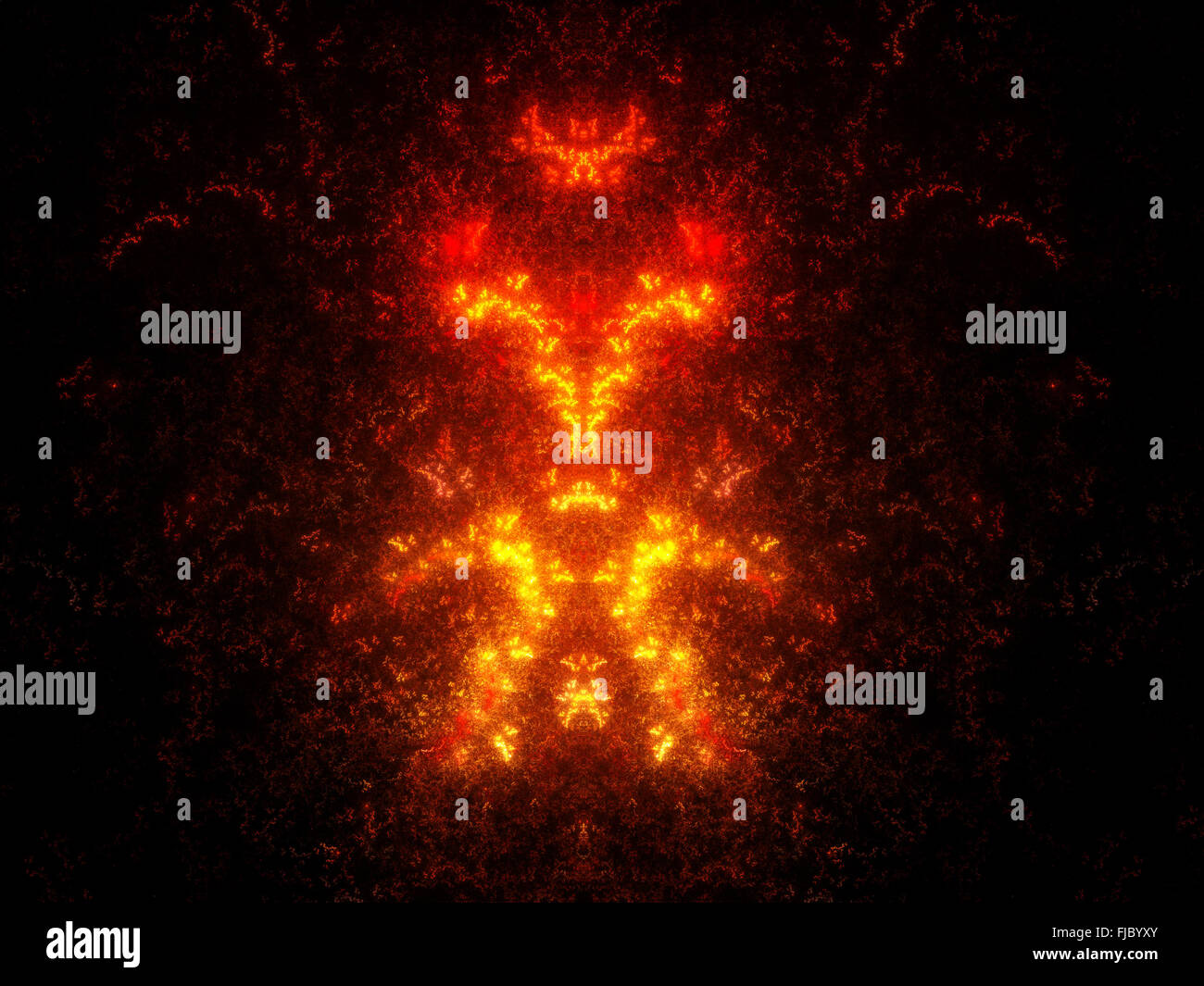 Red god flame in space, computer generated abstract background Stock ...