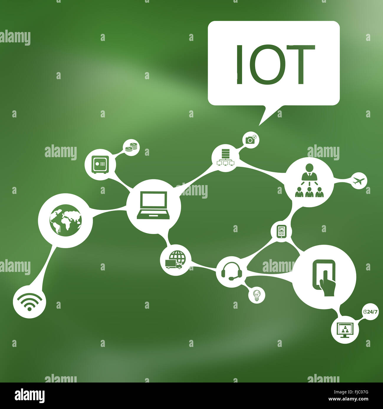 Composite image of technology icon Stock Photo - Alamy