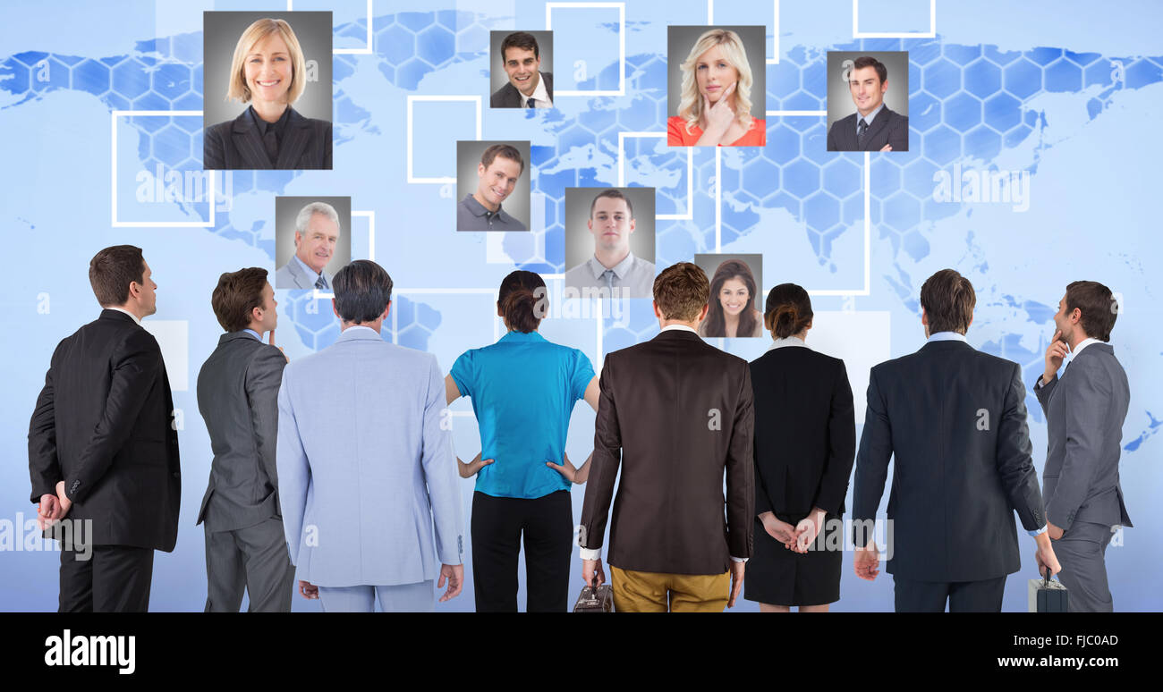 Composite image of business team Stock Photo - Alamy