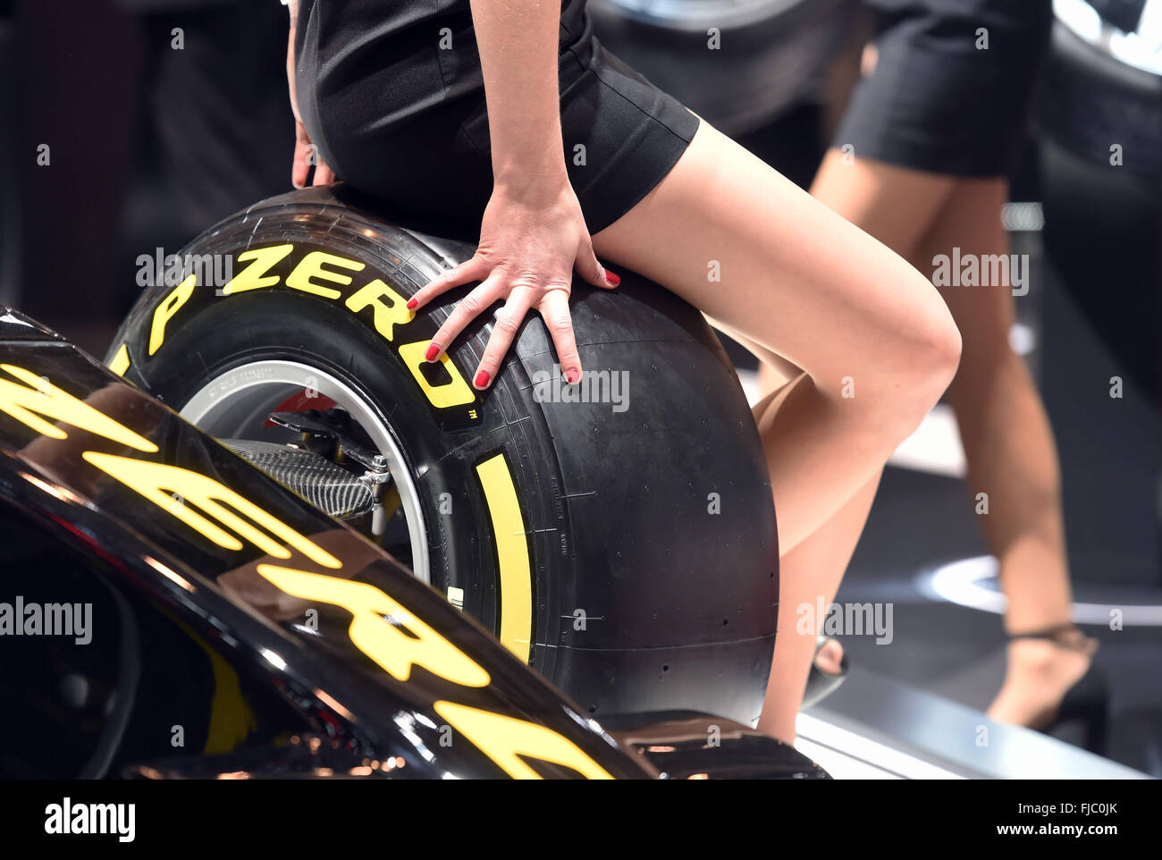 Pirelli model hi-res stock photography and images - Alamy