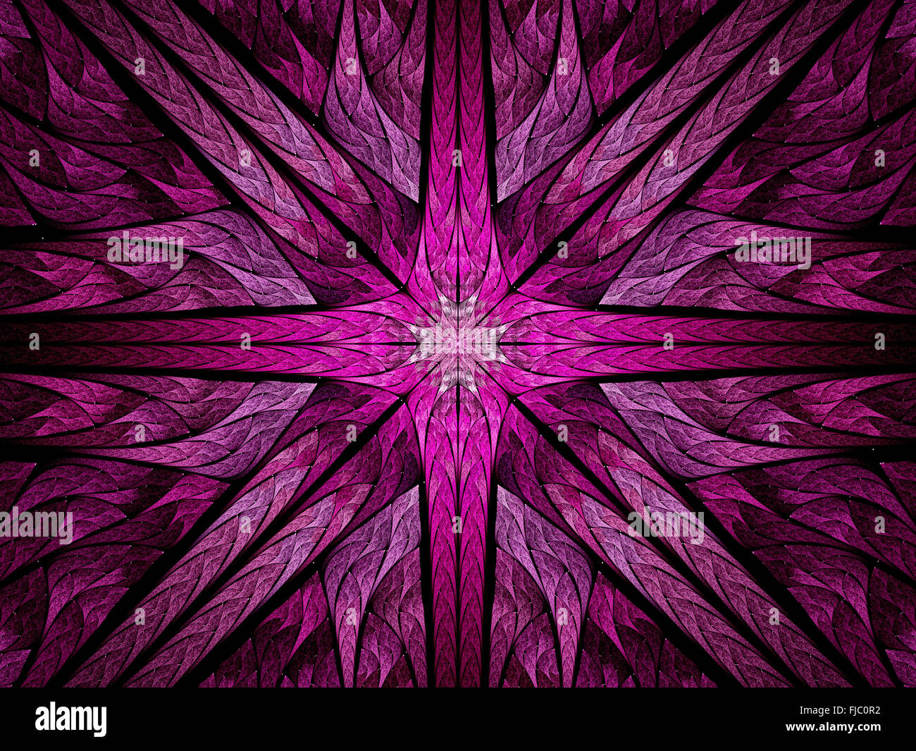 Cororful pink cross, computer generated abstract background Stock Photo ...