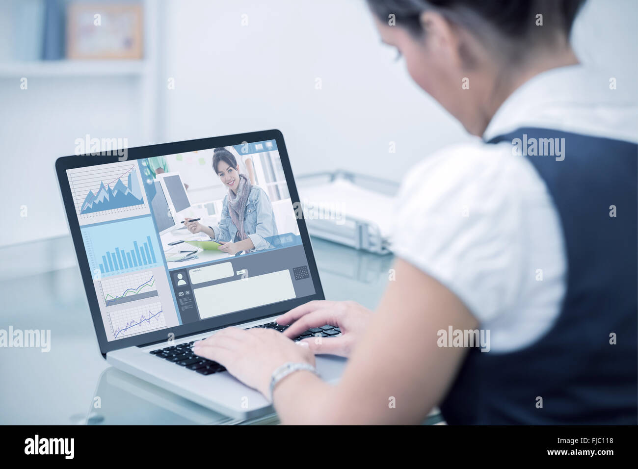 Animation digital data interface graphs hi-res stock photography and ...