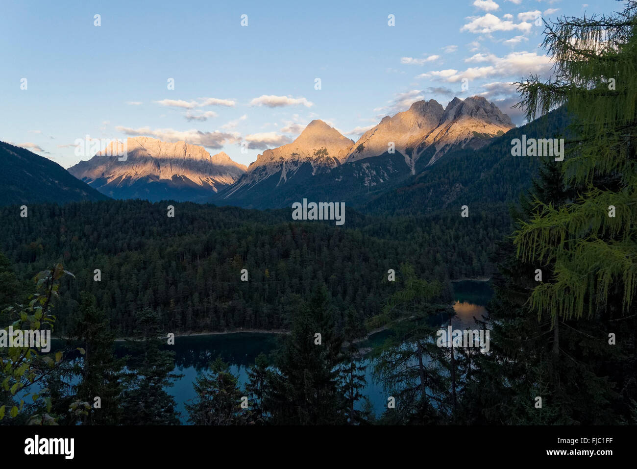 view from Fernpass-Road to Zugspitze, Tirol, Austria Stock Photo - Alamy