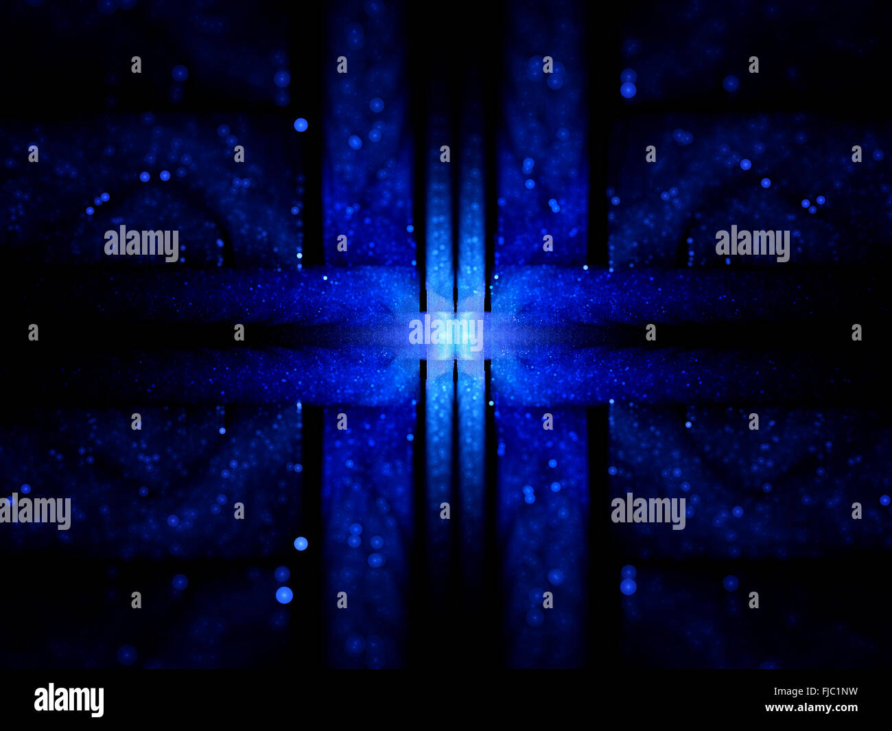 Unknown signal from space, computer generated abstract background Stock ...