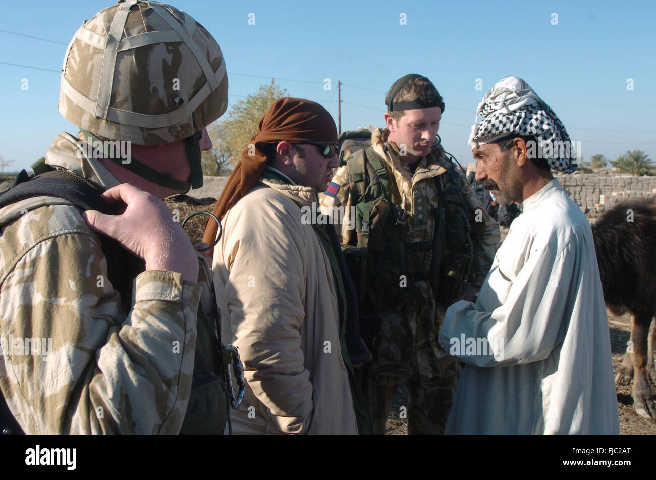 Iraq war desert rats hi-res stock photography and images - Alamy