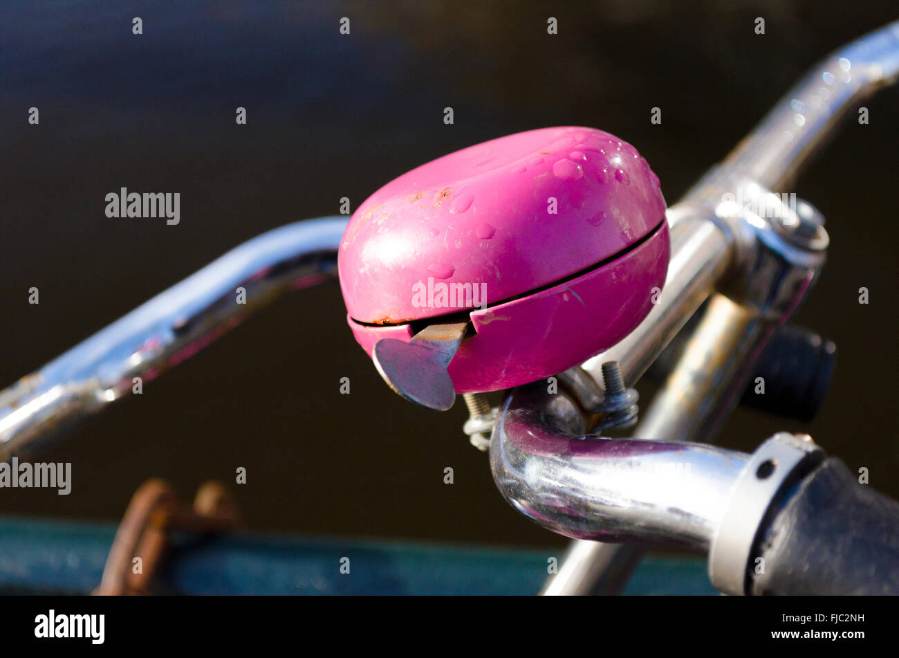 Pink bicycle bell hi-res stock photography and images - Alamy