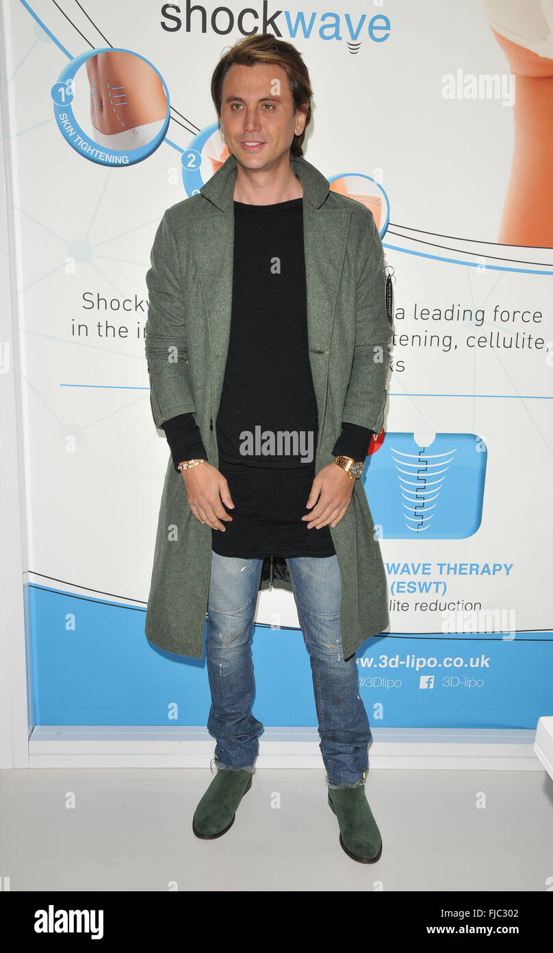 London UK Jonathan Cheban attends the 3D-Skinmed new non-surgical ...