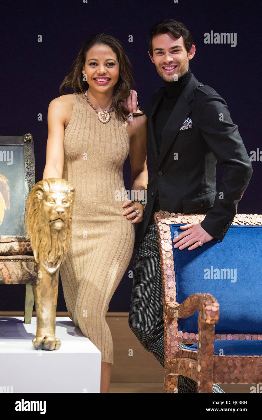 London, UK. 29 February 2016. Emma, Viscountess Weymouth of Longleat ...