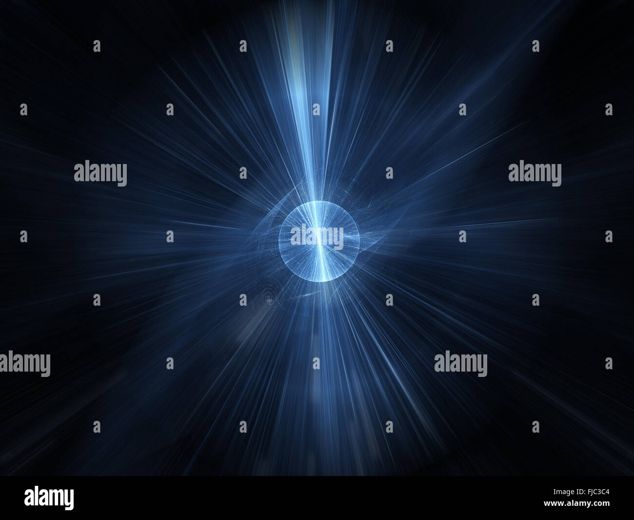 Explosion in space, computer generated abstract background Stock Photo ...