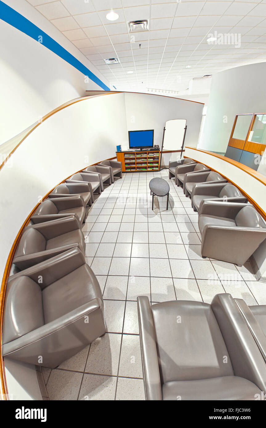 Completely Empty Waiting Room Stock Photo - Alamy