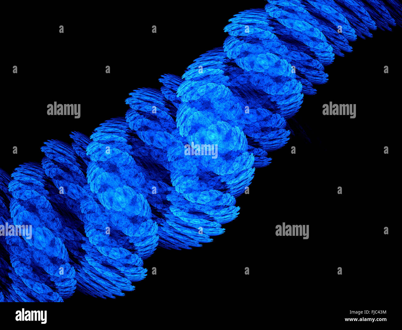 Alien dna fractal, computer generated abstract background Stock Photo ...