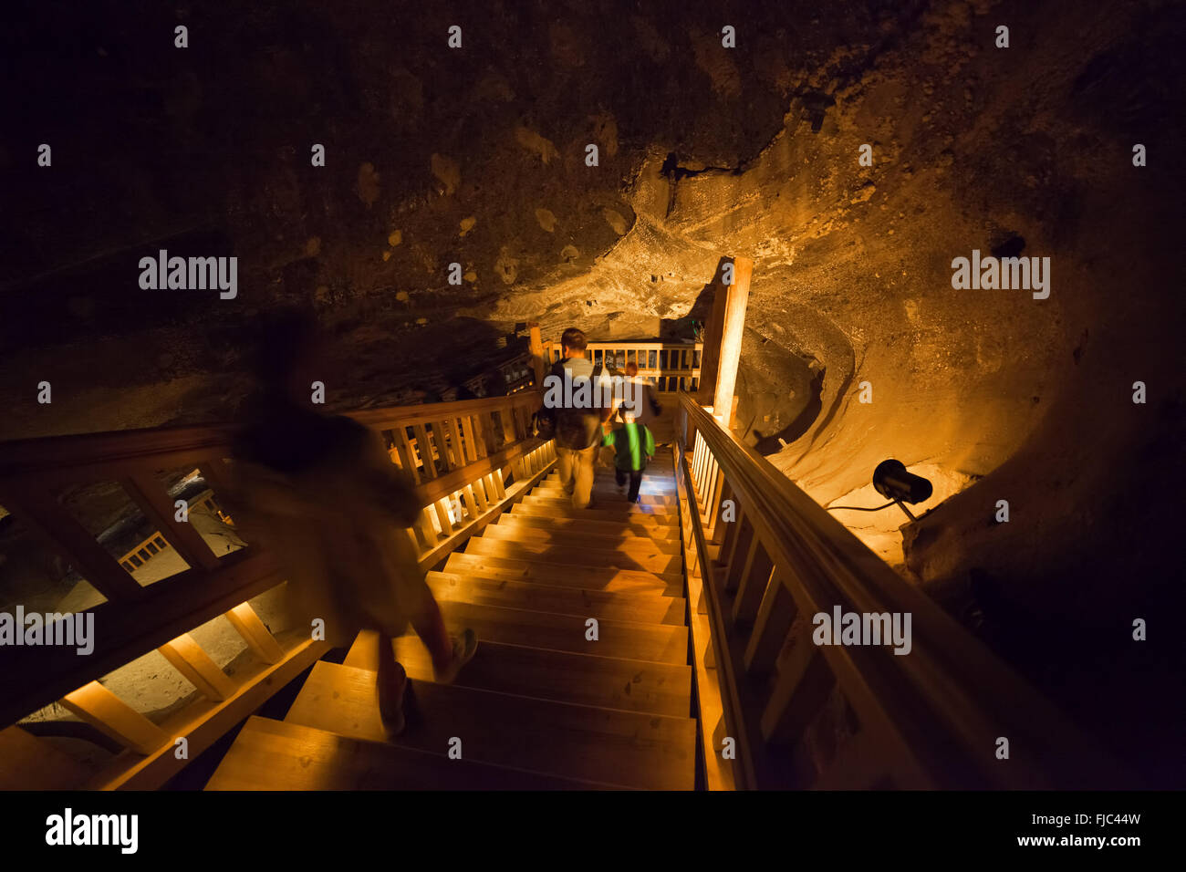 Wieliczka salt mine stairs hi-res stock photography and images - Alamy