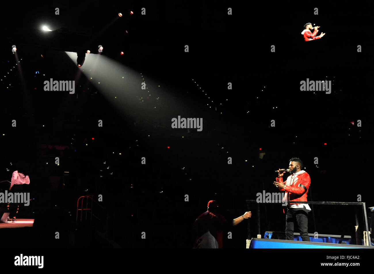 San Antonio, Texas, USA. 17th Feb, 2016. Entertainer JASON DERULO ...