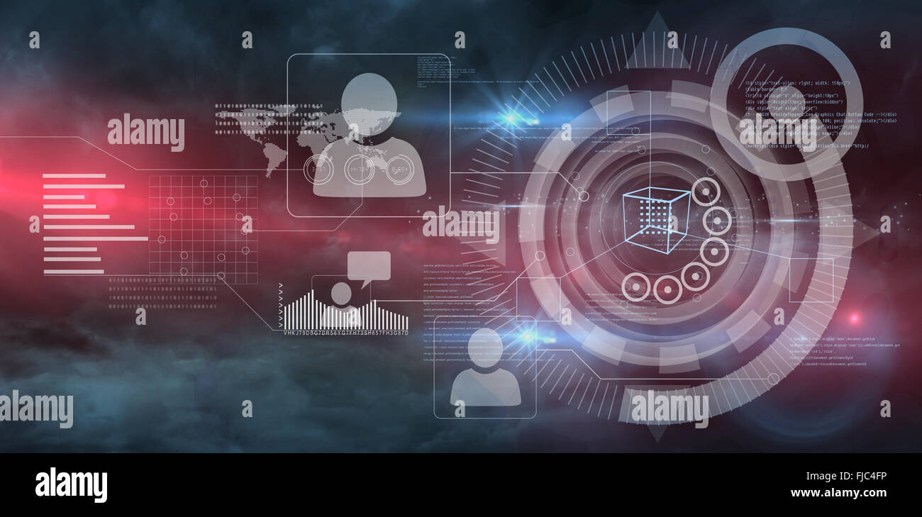 A digital computer interface Stock Photo - Alamy