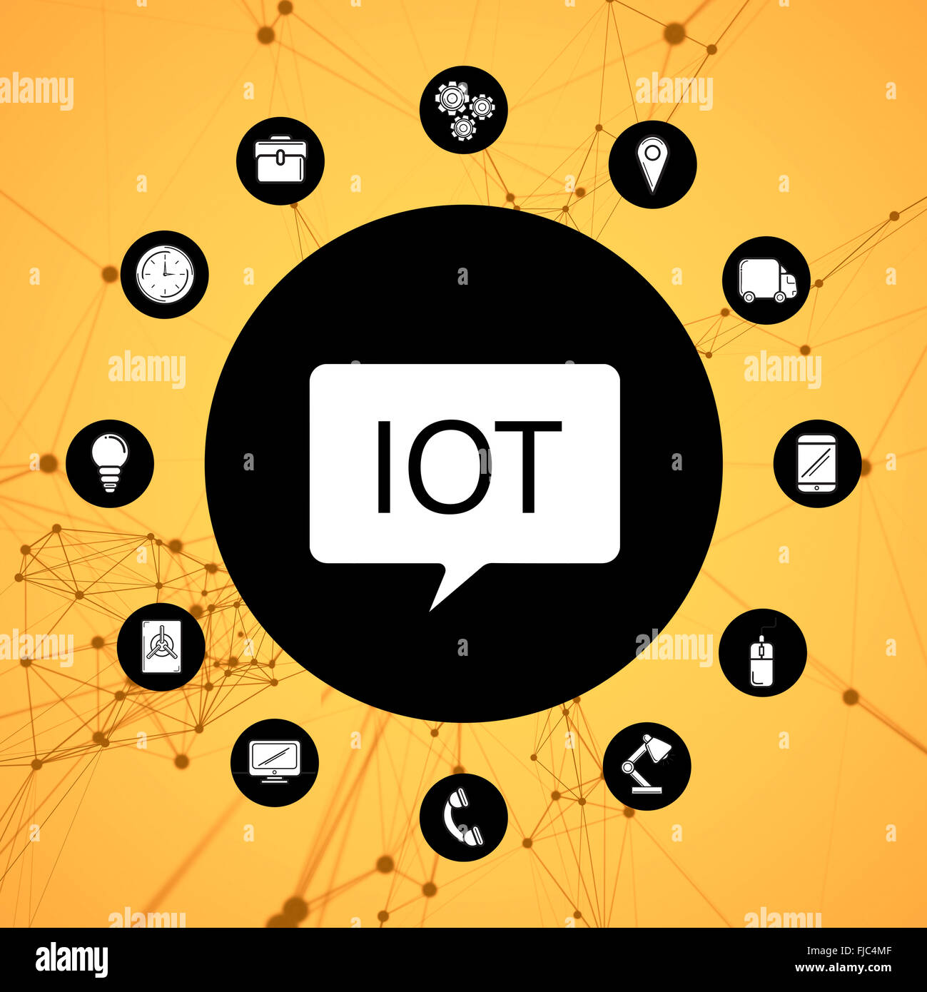 Composite image of internet of things Stock Photo - Alamy