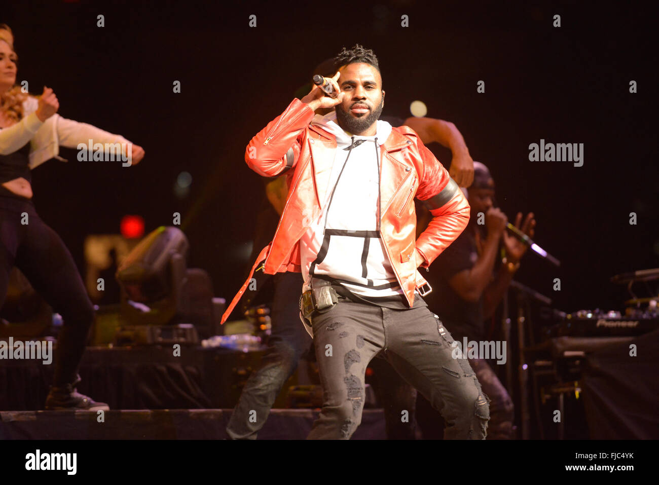 San Antonio, Texas, USA. 17th Feb, 2016. Entertainer JASON DERULO ...