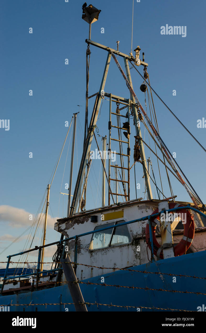 Detail of rusting old boat Stock Photo - Alamy