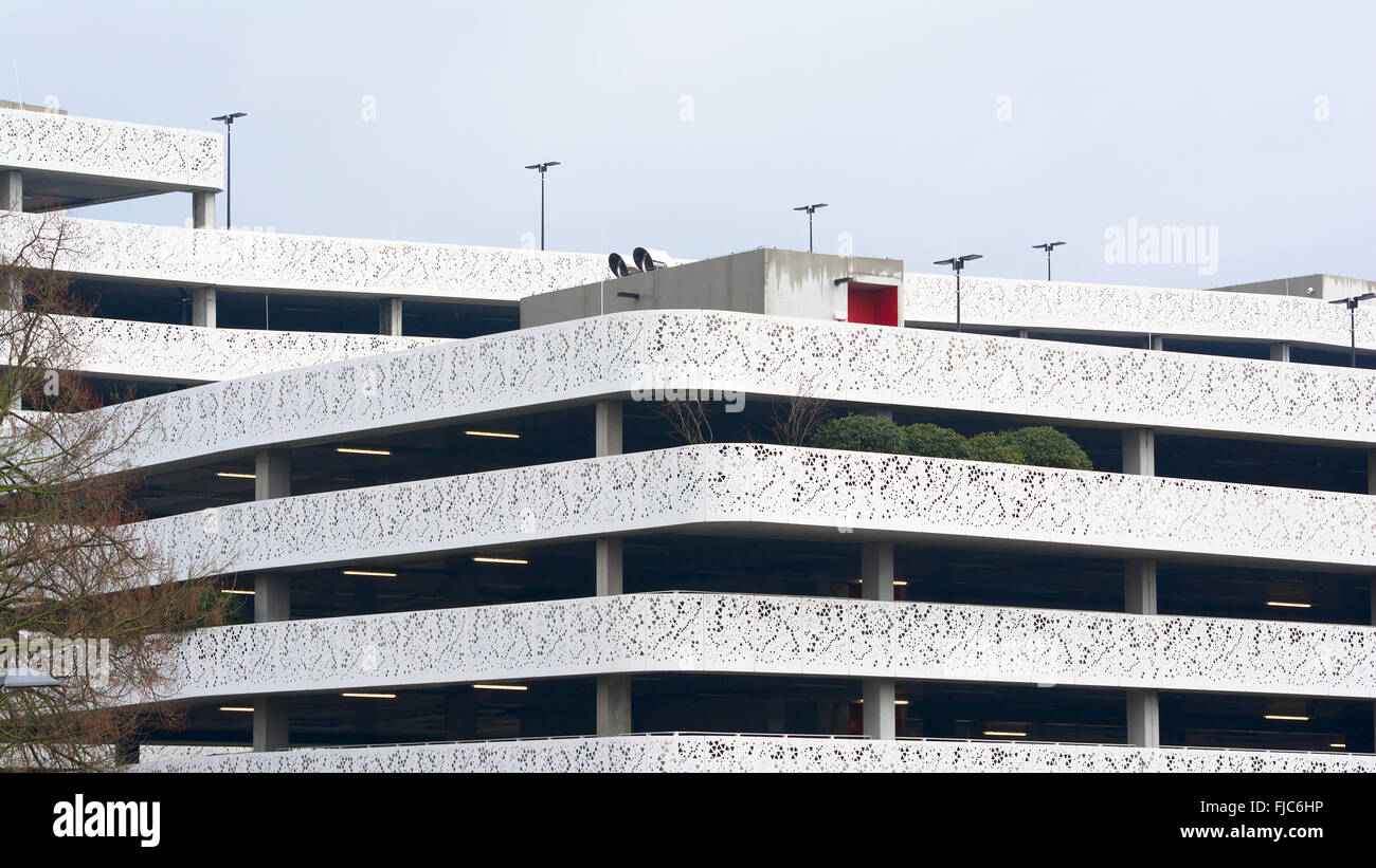 Modern multi storey car park hi-res stock photography and images - Alamy
