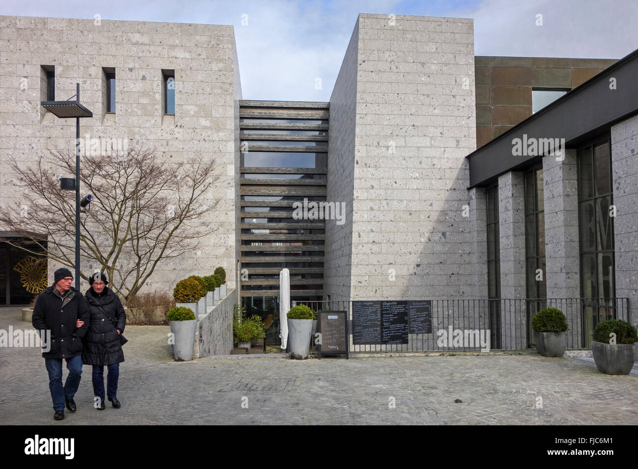 Entrance of the Gallo-Romeins / Gallo Roman Museum, Tongeren, Belgium ...
