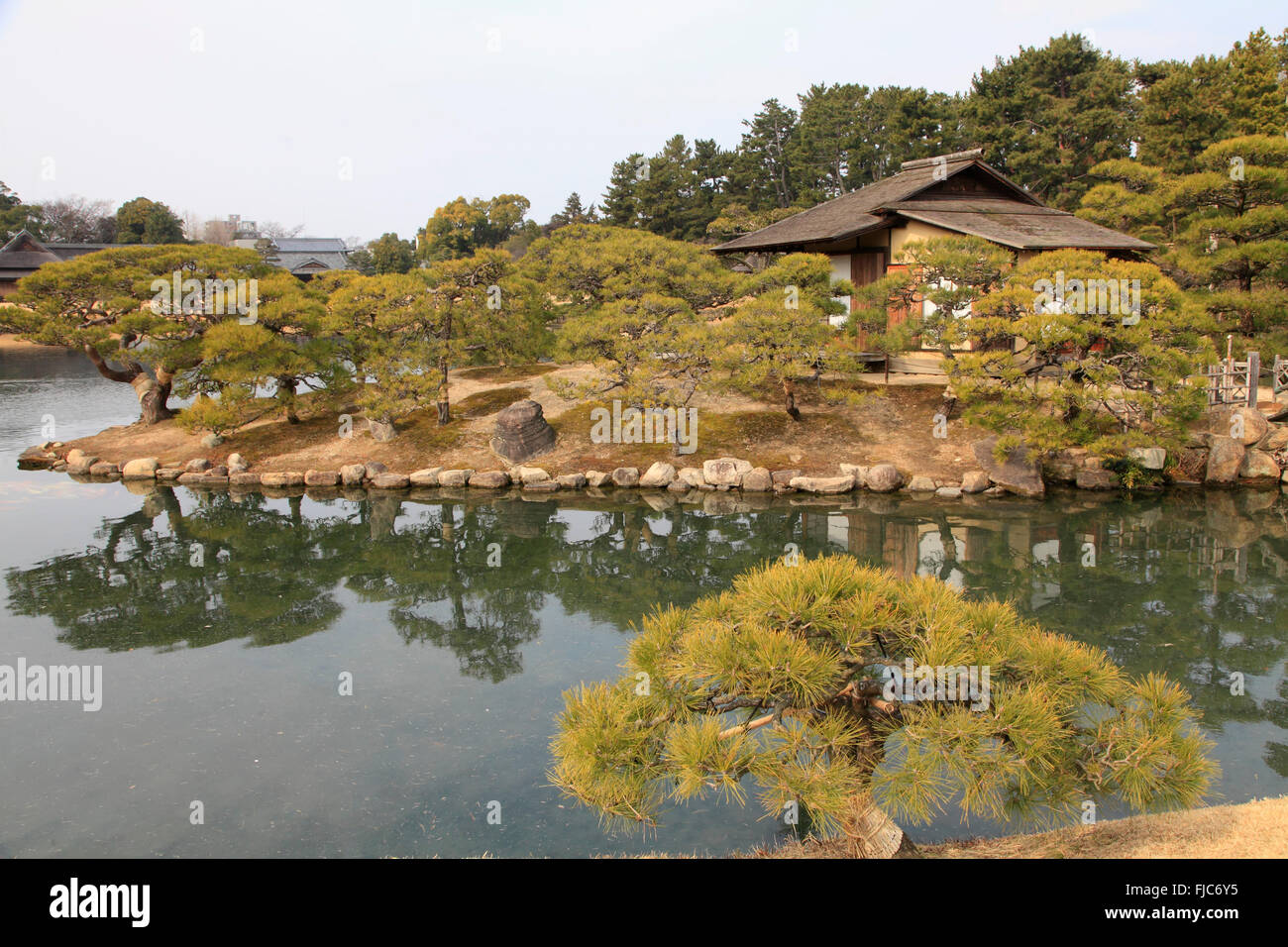 Japan, Okayama, Korakuen Garden Stock Photo - Alamy