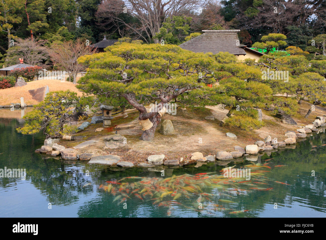 Japan, Okayama, Korakuen Garden Stock Photo - Alamy