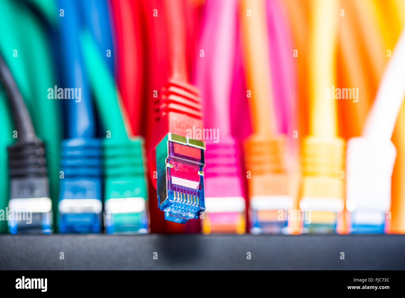 Rj45 network cables hi-res stock photography and images - Alamy