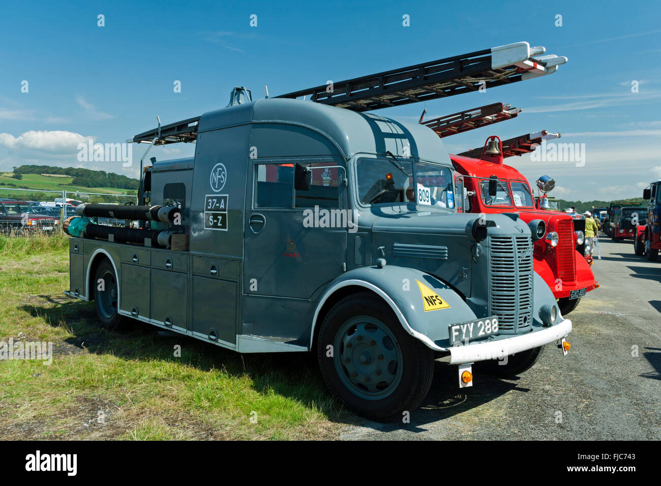 Austin Fire Engine Stock Photo - Alamy