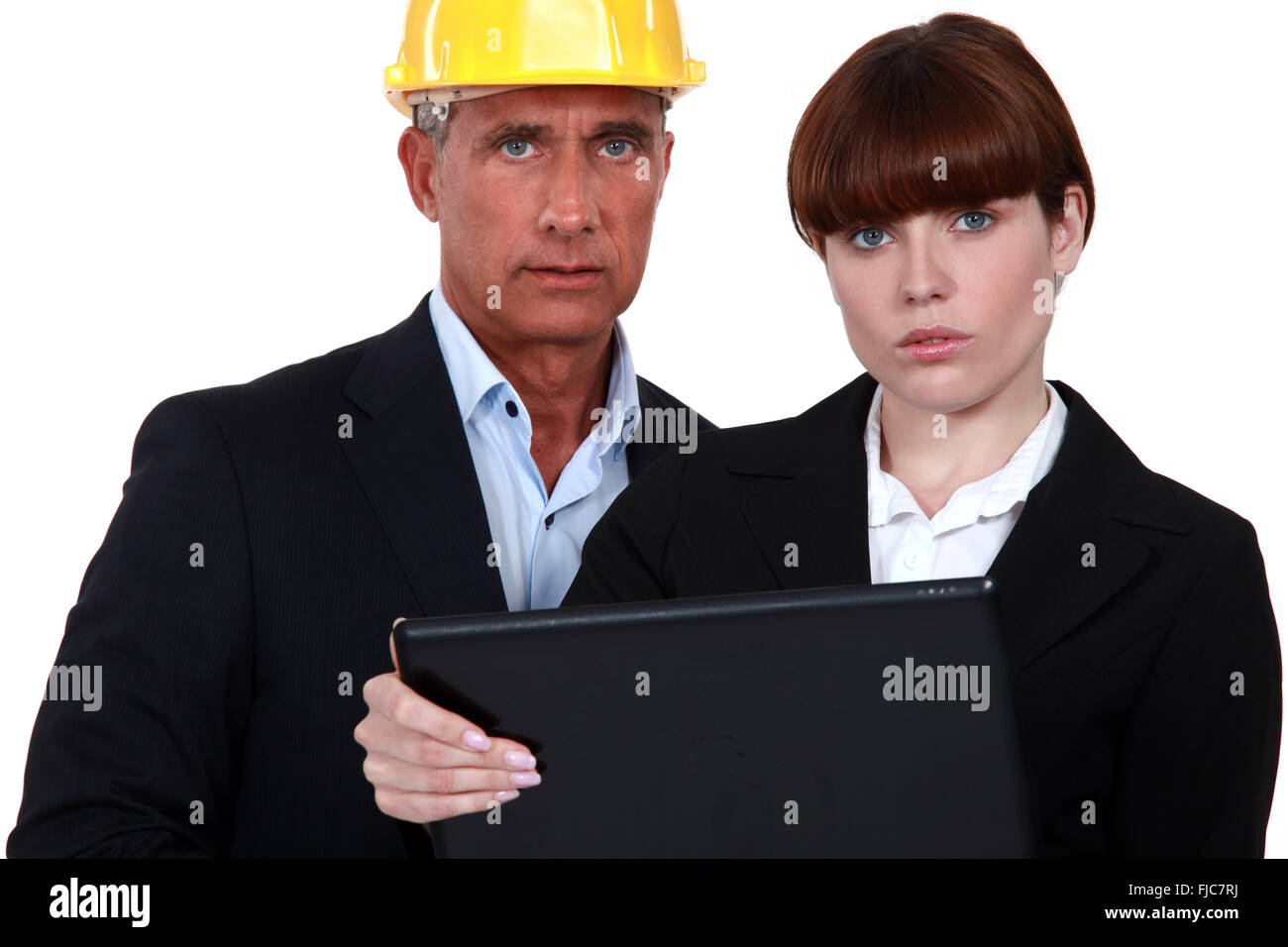 Portrait of a team of engineers Stock Photo - Alamy