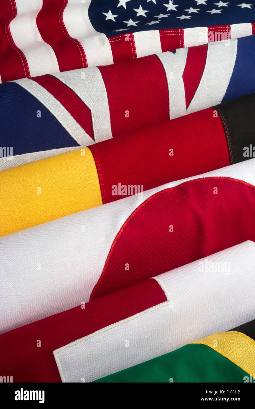 Woven flags hi-res stock photography and images - Alamy