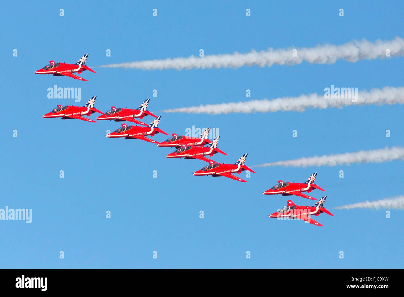 RAF display team the Red Arrows Stock Photo - Alamy